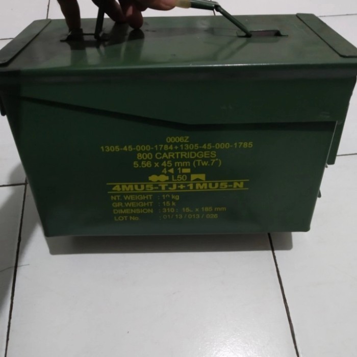 Jual Menarik Kotak Box Besi Bekas Amunisi Pindad Serbaguna | Shopee ...