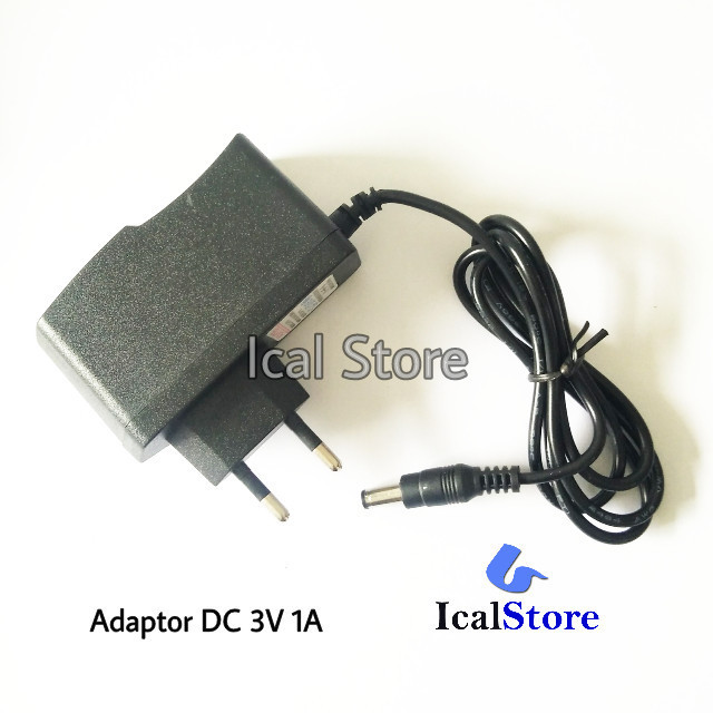 Jual Adaptor Power Supply DC 3 Volt 1 Ampere - 3V 1A Switching | Shopee ...