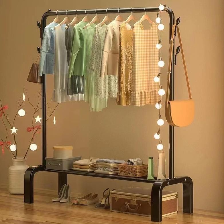Jual Rak Pakaian Display Single Stand Hanger Gantungan Baju Gantungan ...
