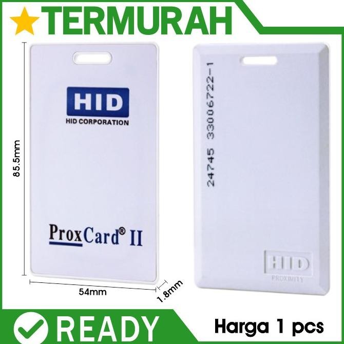 Jual HID ProxCard II 1326 Card RFID 125kHz Clamshell Proximity kartu ...