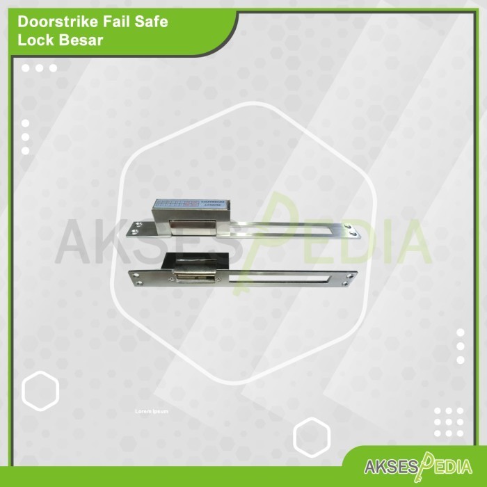 Jual Door Strike Fail Safe Lock Besar Listrik Mati KEBUKA OTOMATIS ...