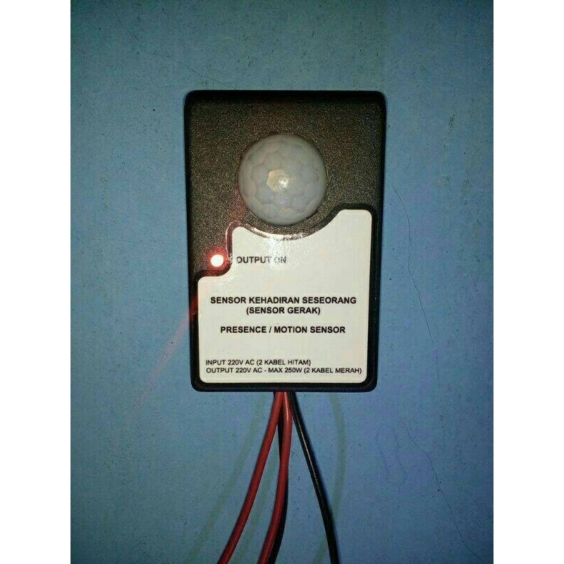 Jual Saklar sensor gerak AC 220V otomatis motion sensor u. lampu, kipas ...