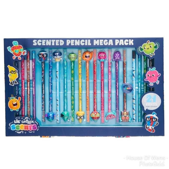 Jual Best Sales Smiggle Lil Scent Pencil Mega Pack - Pensil Set Smiggle ...