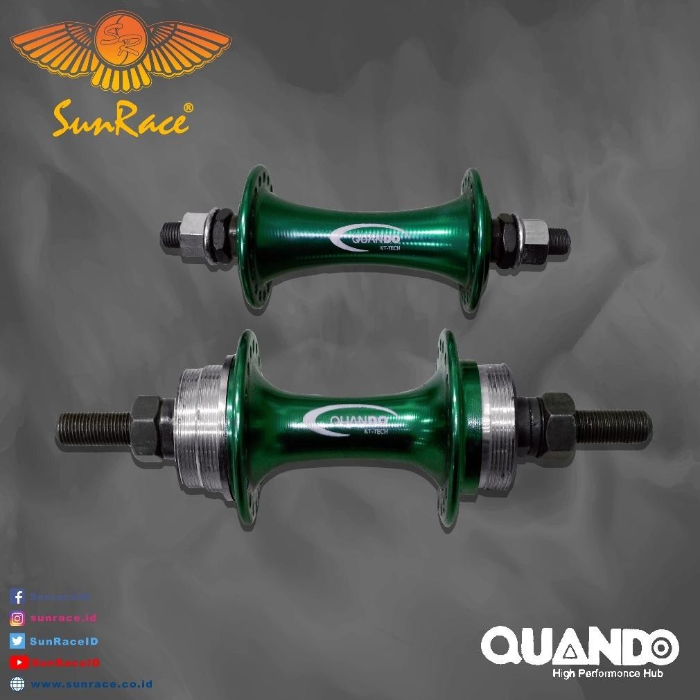 Jual VIRAL HUB SEPEDA ALLOY SET QUANDO 36 H DRAT UNTUK FIXIE BMX LIPAT ...