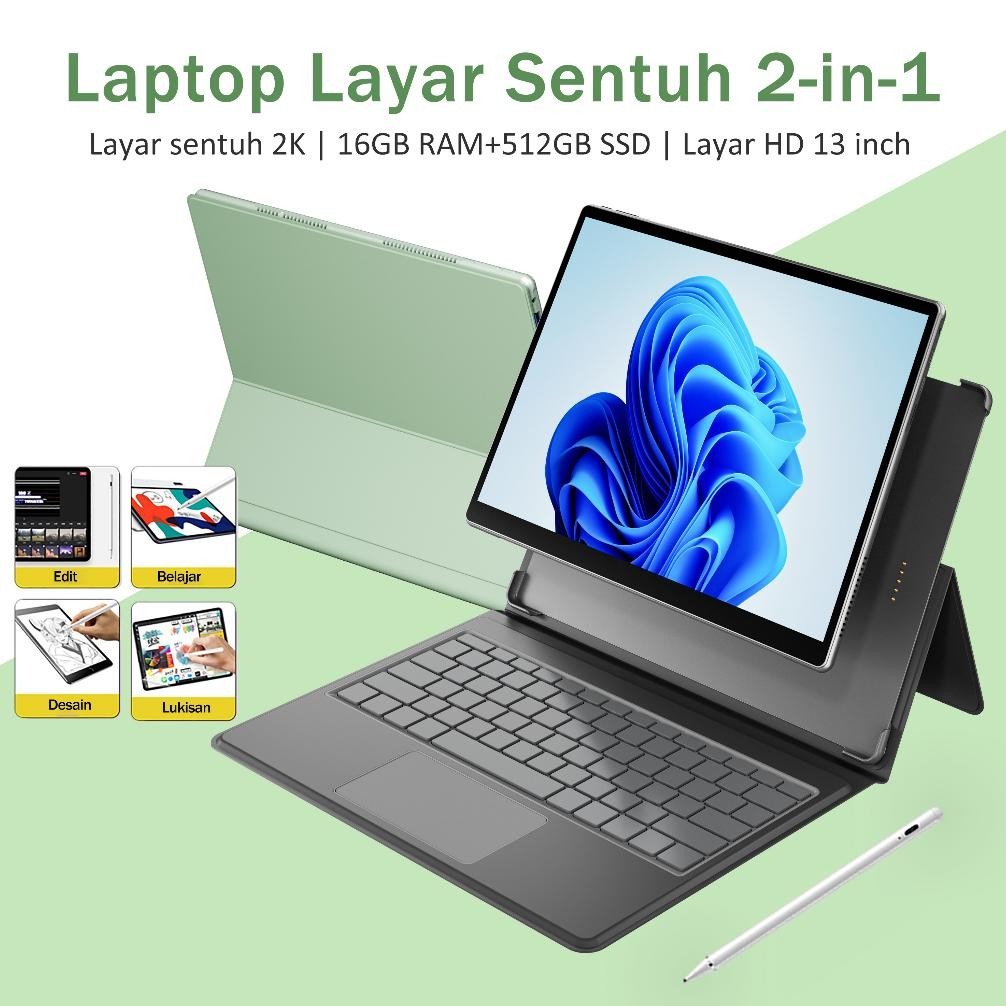 Jual YANG BARUUU LAPTOP 2-IN-1 13 INCI N5095 RAM 16GB + 512GB SSD ...