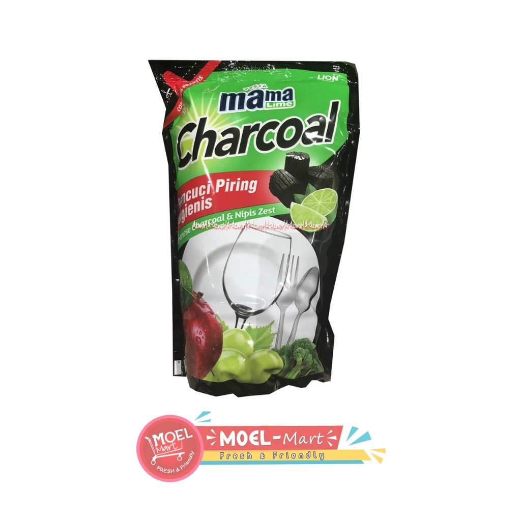 Jual MAMA Lime Charcoal Pouch 680ml | Shopee Indonesia