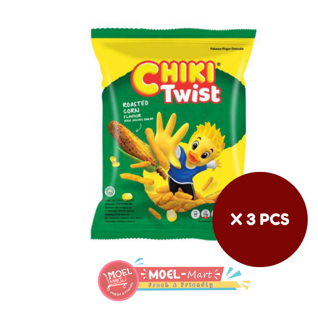 Jual CHIKI NET POTATO BBQ 3 Pcs x 18GR | Shopee Indonesia