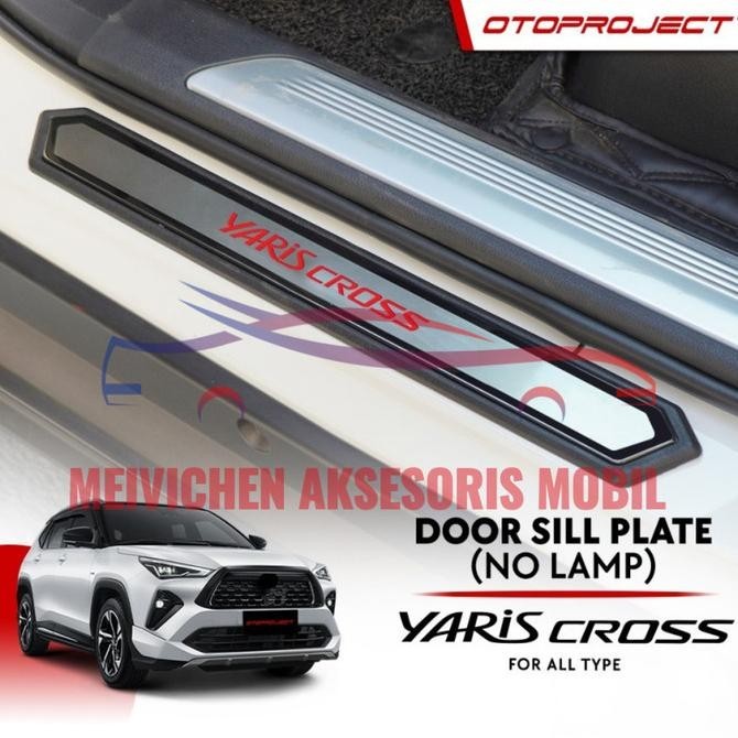 Jual Door Sill Plate Sillplate Mobil Yaris Cross No Lamp Ori Design (4 ...