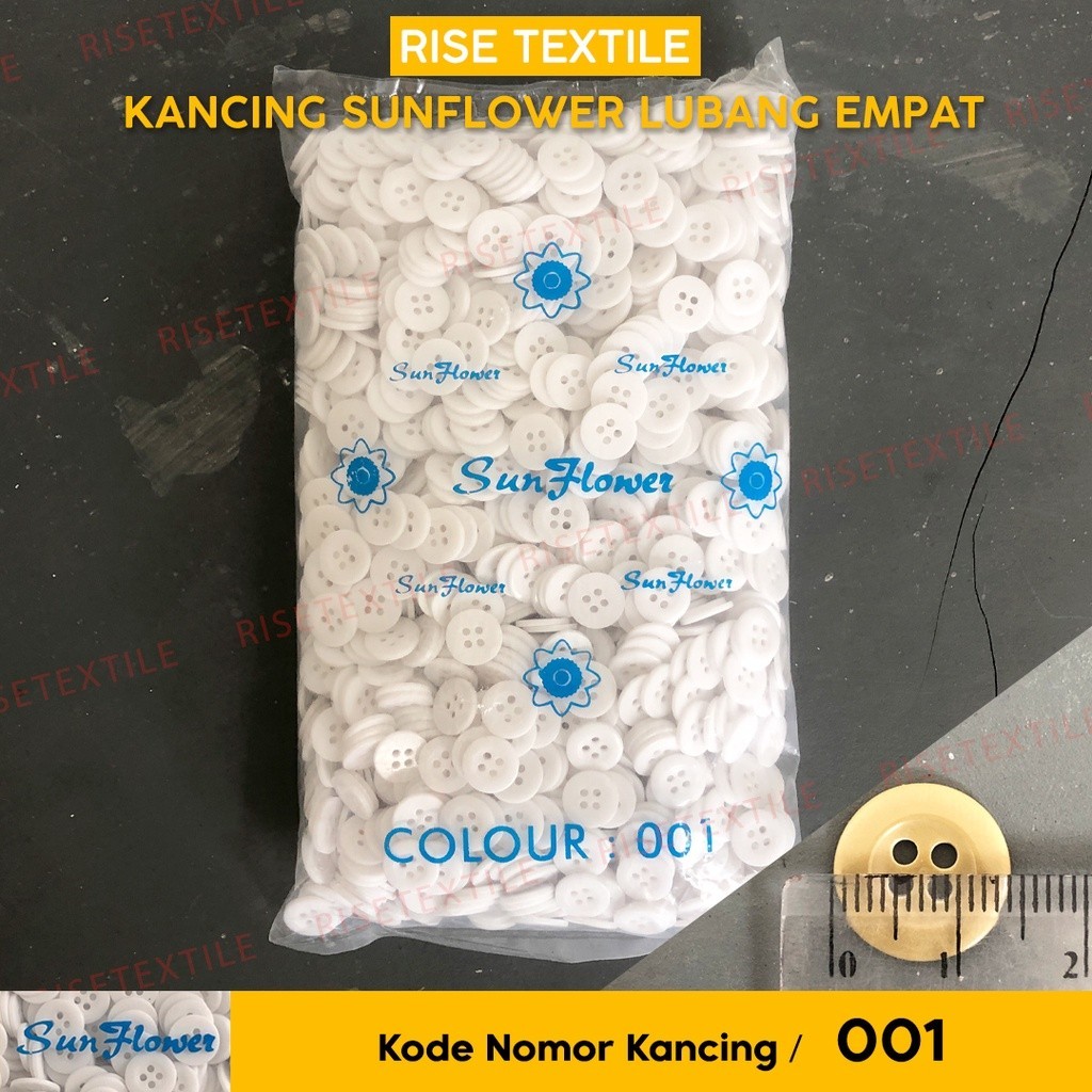 Jual Kancing Kemeja / Celana Dinas Lapangan Sunflower Tipe CSE-10 ...