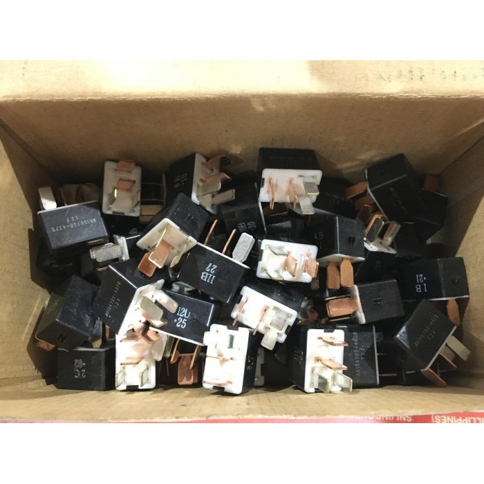 Jual Relay Riley Kaki 4 Pin 12V 12 Volt Denso Biru Hitam Original Asli ...