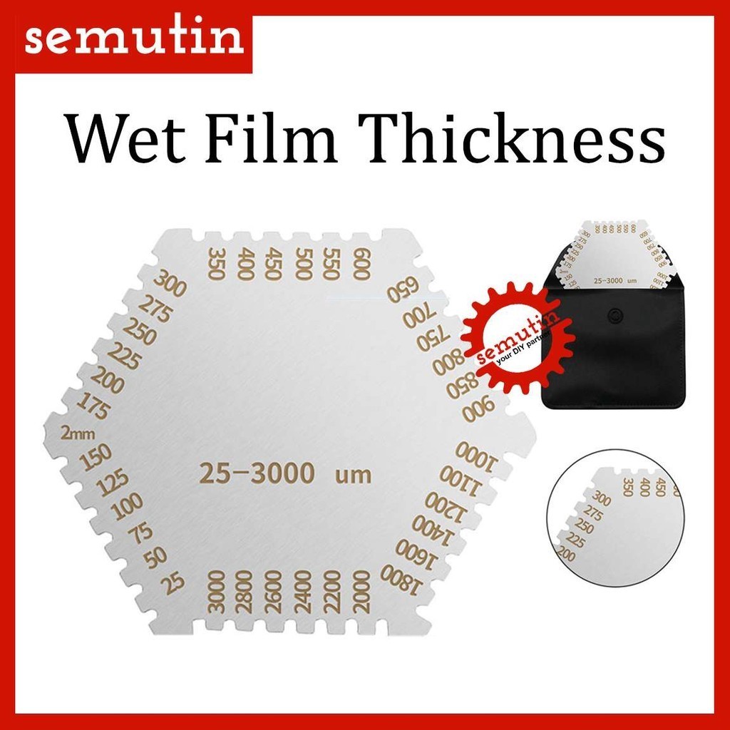 Jual Wet Film Thickness Comb Gauge AH03 / Alat Ukur Ketebalan Cat Basah ...