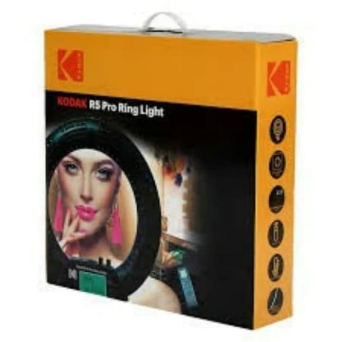 Jual Led Ring Light Kodak 18" R5 Pro Ring Light + Remote + Light Stand ...