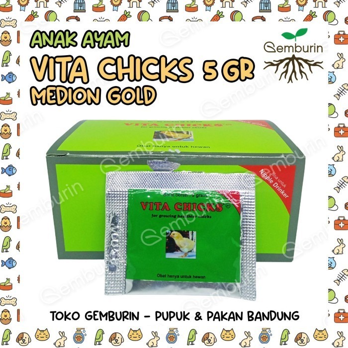 Jual Vitachick Vitachicks Vita Chicks Vita Chick 5 Gram Medion Gold ...