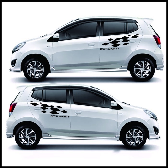Jual Stiker Agya Trd Sport Lis Variasi Sticker Mobil Ayla Putih ...