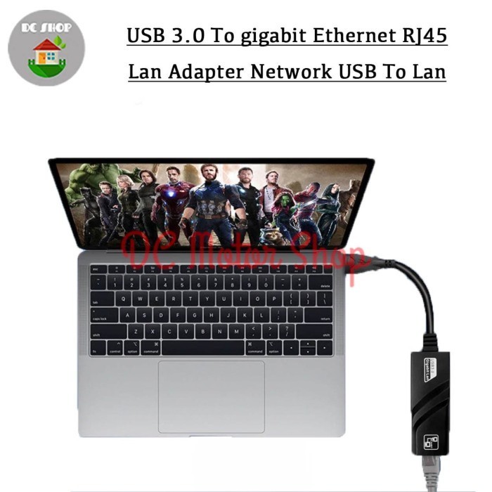 Jual Usb 3.0/Usb3.0 To Gigabit Ethernet Rj45 Lan Adapter Network Usb To ...