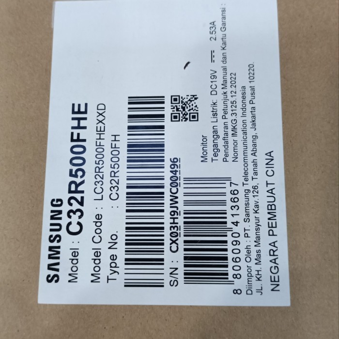 Jual Monitor Led Samsung 32" Inch C32R500 Fhd Curved Lc32R500Fhexxd ...