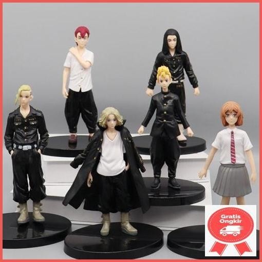 Jual Baru Pajangan Anime Action Figure Tokyo Revenger Mikey Draken Baji ...