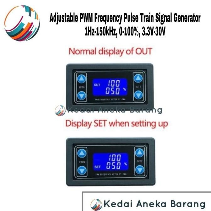 Jual 1Hz-150KHz PWM Frequency Pulse Train Module PLC Signal Generator ...