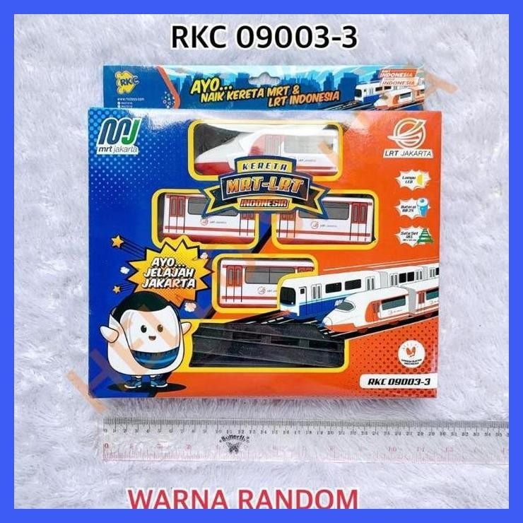 Jual 6.6 Great Sale Mainan Rkc 09003-3 Mrt Jakarta Kereta Keretaan Rel ...
