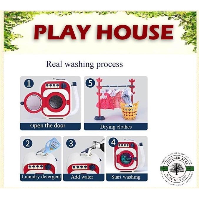 Jual Play House Toys - Mini Washing Machine (Mainan Pretend Play ...