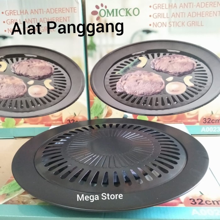 Jual Produk Terbaik] ALAT PANGGANG BULAT/GIRL PAN PEMANGGANG BBQ, ANTI ...