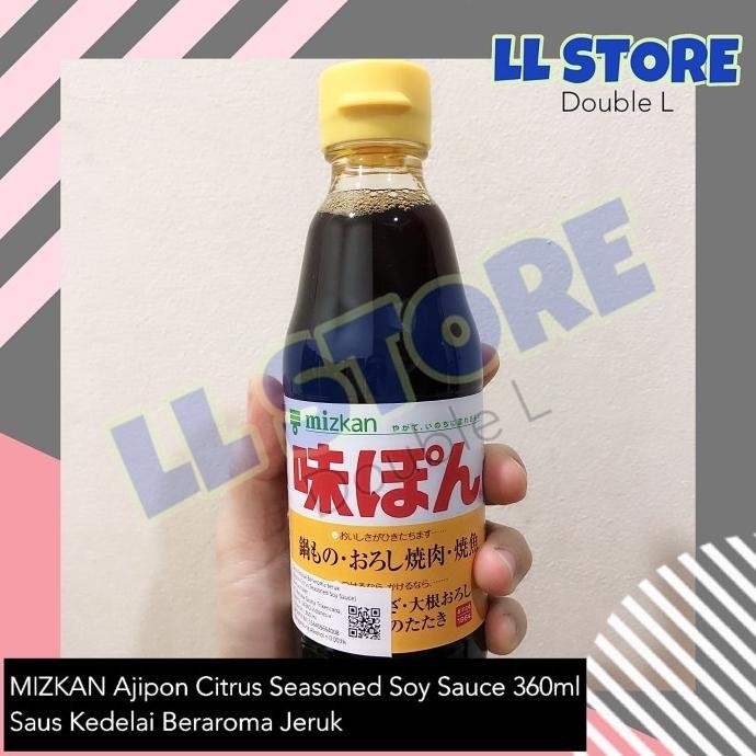 Jual MIZKAN Ajipon Citrus Seasoned Soy Sauce 360 ml | Ponzu Kecap ...