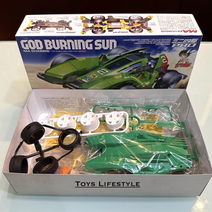 Jual Mainan Rakit Mobil Tamiya Mini 4WD - God Burning Sun (ORIGINAL ...