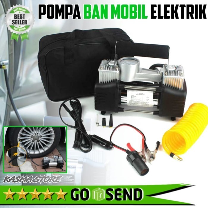 Jual Kompresor Mini Pompa Ban Mobil Bus Truk Portable Double Silinder ...