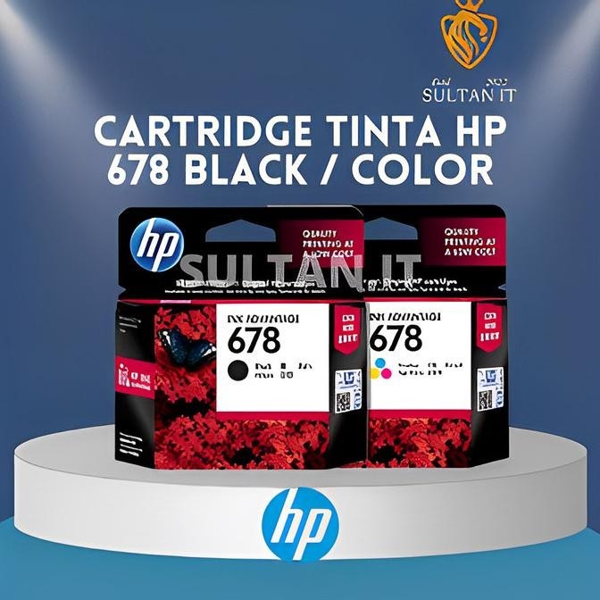 Jual Tinta HP 678 Black / Color Original / Tinta Printer HP 678 | Shopee Indonesia