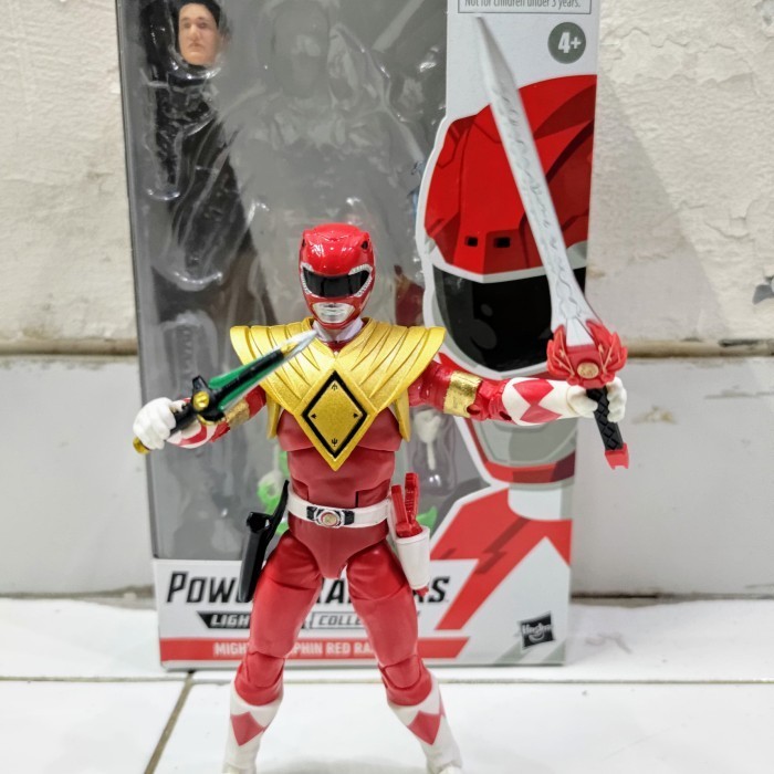 Jual [BDJ] power rangers lightning collection,dragon shield armored red ...