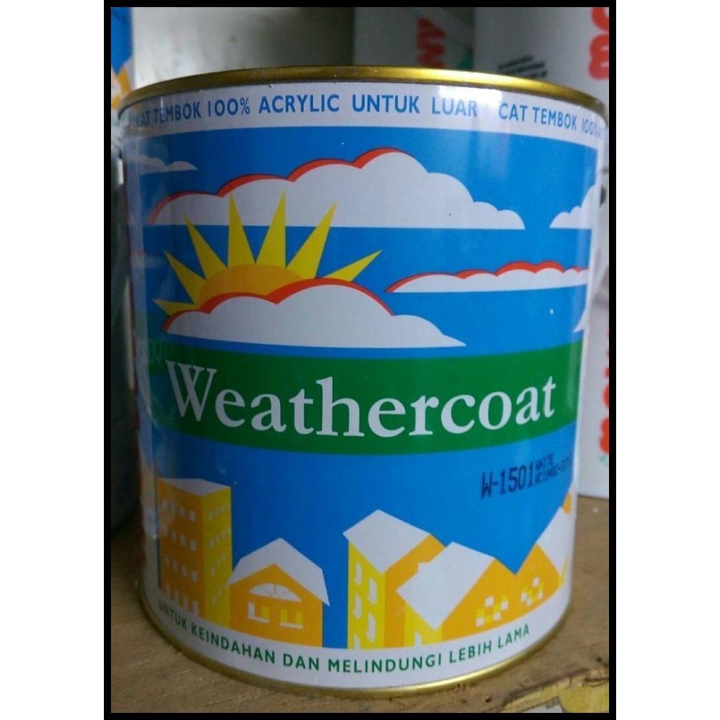 Jual Diskon Cat Mowilex Weathercoat Putih 2 5 Ltr Cat Tembok Luar