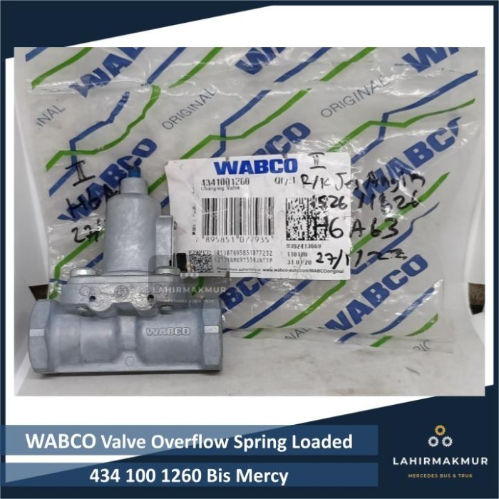 Jual Qualitas Asli Valve Overflow Spring Loaded 4341001260 Wabco Bis ...