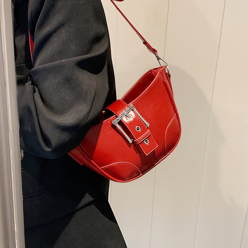 Jual Tas Wanita Tas Merah 2024 Tas Sadel Fashion Terbaru Tas Ketiak ...