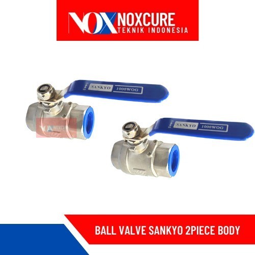 Jual 3" STOP KRAN AIR BALL VALVE STAINLESS SANKYO FULL BORE 2PC BODY | Shopee Indonesia