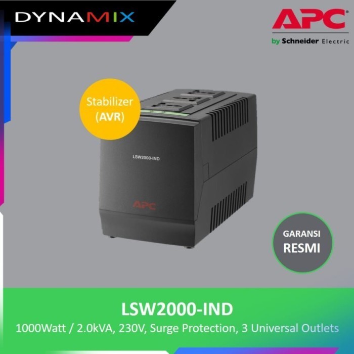 Jual 0beng APC LSW2000-IND 2000VA AVR / Stabilizer / Stavol + Surge ...