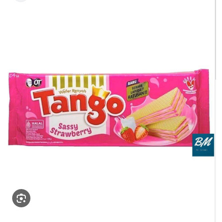Jual Wafer Tango Sassy Strawberry 110 gr Original | Shopee Indonesia
