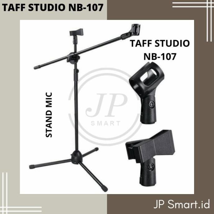 Jual Stand MIC TaffSTUDIO NB-107 Dudukan Standing Mic Penyanyi Vocal CV ...