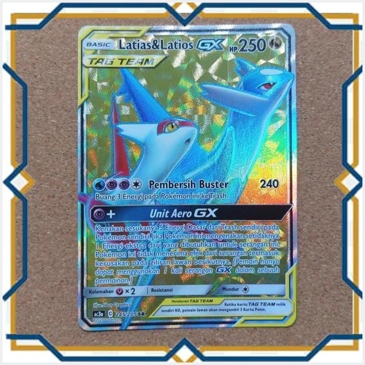 Jual [GWM] LATIAS & LATIOS GX SR 245/205 POKEMON INDONESIA TAG TEAM SET A AC3A | Shopee Indonesia