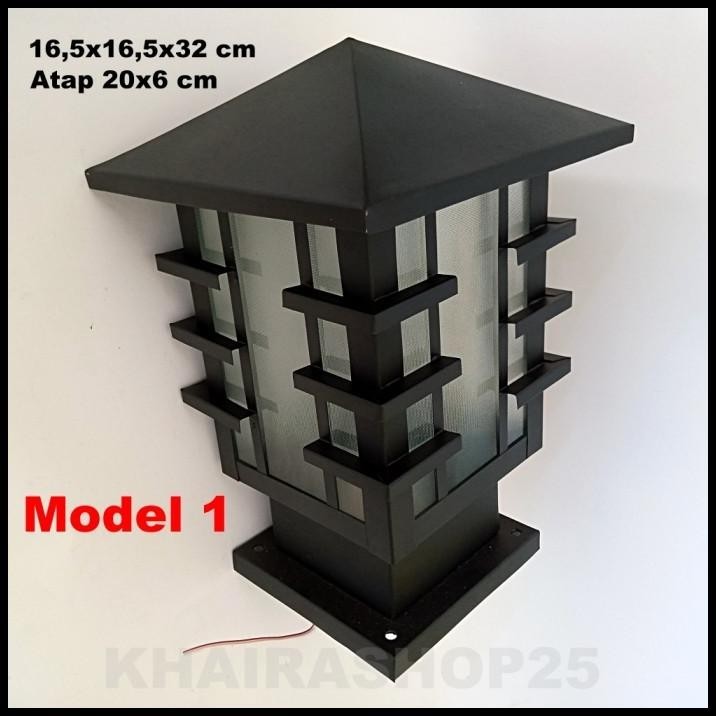 Jual LAMPU TIANG TERAS RUMAH LAMPU PAGAR LAMPU TAMAN LAMPU OUTDOR ...