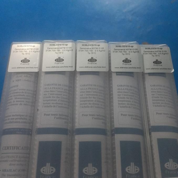 Jual Hydrometer Astm E100 Allafrance Bbm Pertamax Turbo,Pertalite,Solar ...