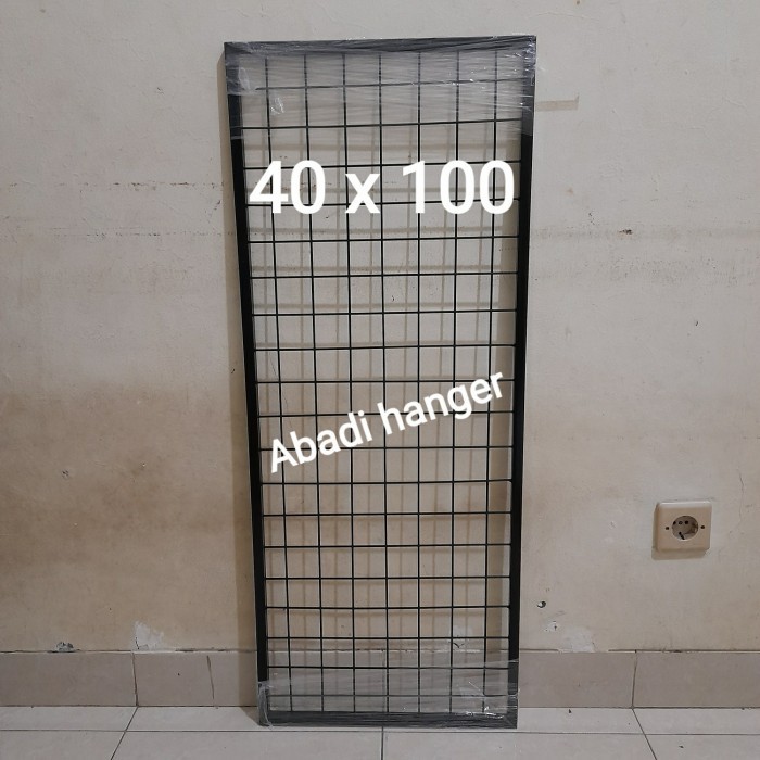 Jual jaring ram besi bingkai 40 x 100 cm putih/hitam | Shopee Indonesia