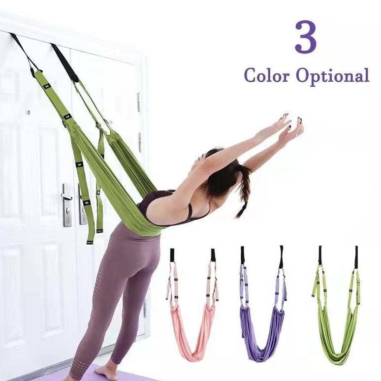 Jual m-4 Tali Elastis Warna Emas Untuk Latihan Split Kaki Yoga Aerial ...
