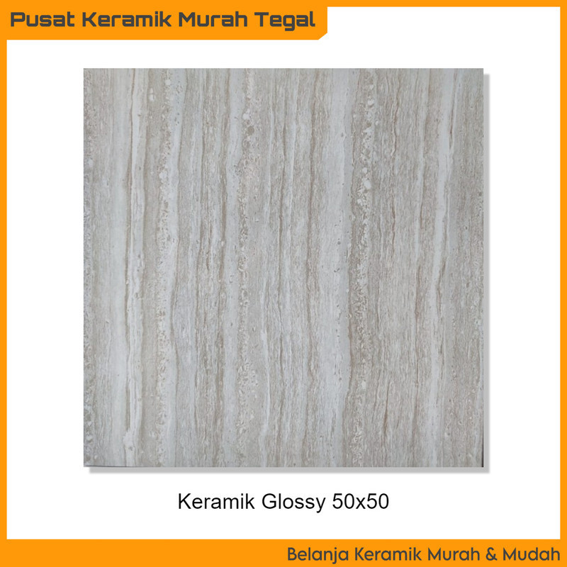 Jual Keramik Lantai Mengkilap 50x50 Anselmo Grey (Tegal Brebes Pemalang ...