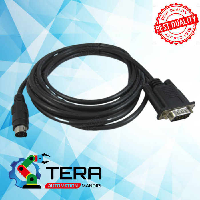 Jual DVPACAB2A30 KABEL KOMUNIKASI DELTA PLC DVP HMI DOP DELTA CABLE 1M ...