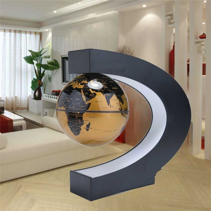 Jual Dekorasi Hiasan Rumah Globe Peta Bola Dunia Magnetik Melayang ...