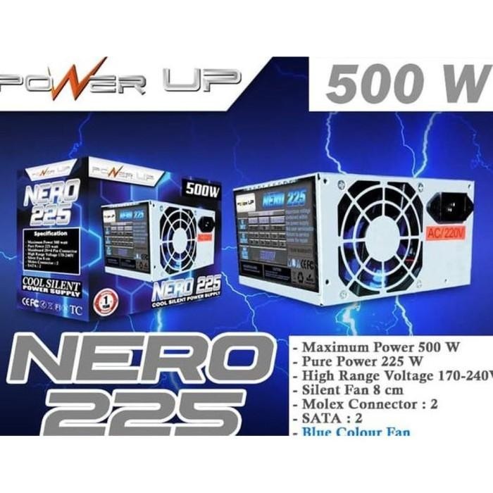 Jual POWER SUPPLY POWER UP 500 WATT COOL SILENT STANDAR PC | Shopee ...