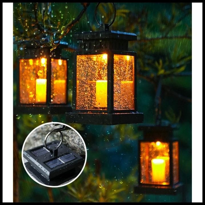 Jual LAMPU LED LILIN HIAS TAMAN CAFE POHON SOLAR CELL PANEL TENAGA ...