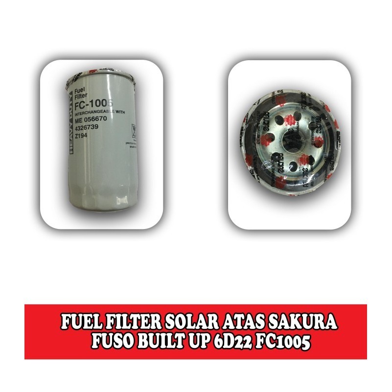 Jual Fuel Filter Solar Atas Sakura Fc-1005 Fuso Built Up 6D22 Fc1005 ...