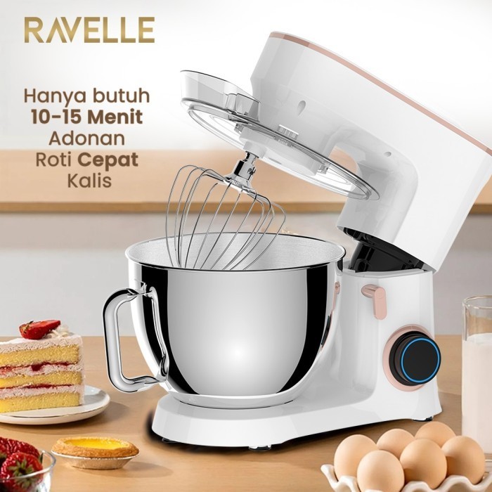 Jual Ravelle Stand Mixer 7L Imperial Electric Mixer - Dinasty White ...