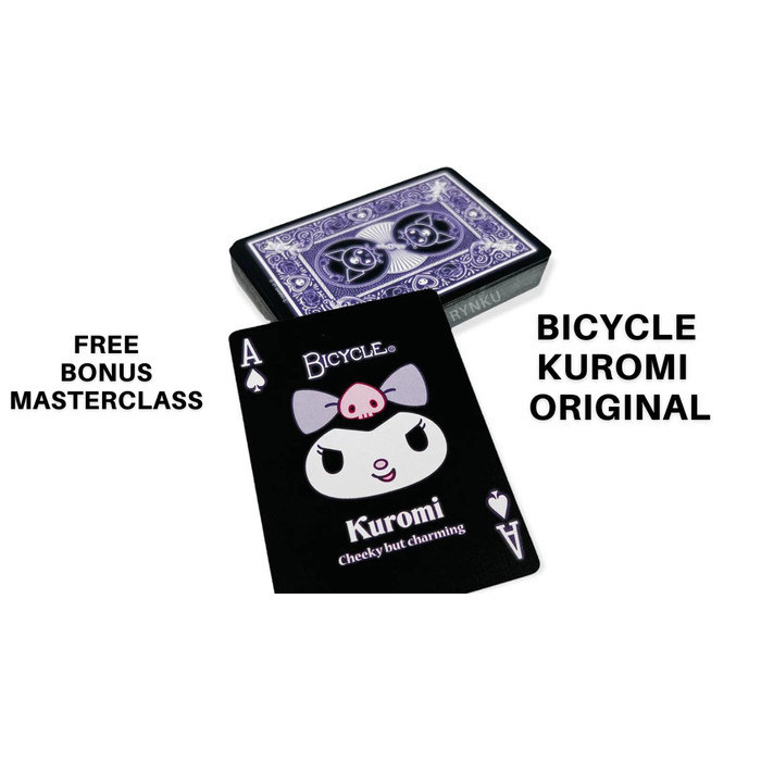 Jual KARTU REMI IMPORT BICYCLE KUROMI PLAYING CARD ORIGINAL + free ...